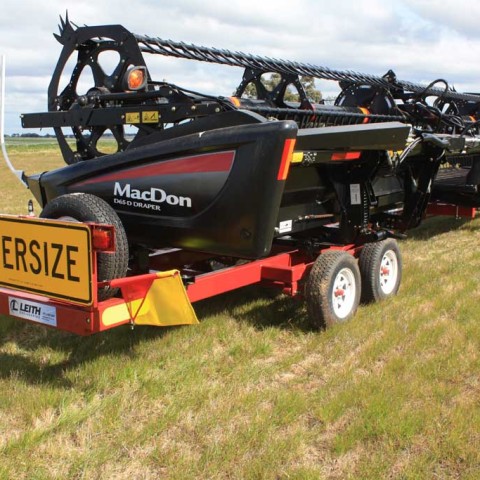 Windrower Front Trailer - Leith Engineering